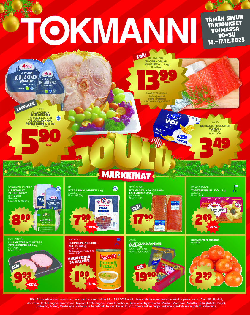 Tokmanni tarjouslehti (14.12.2023) - (17.12.2023)